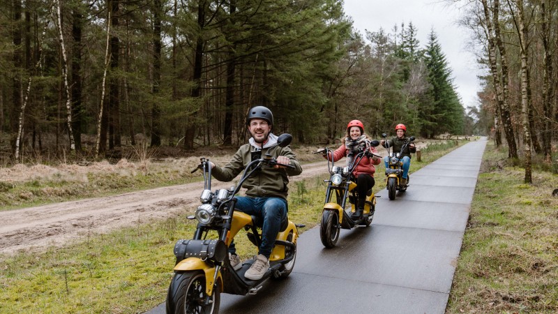 E-chopper tour met leuke teamactiviteiten onderweg
